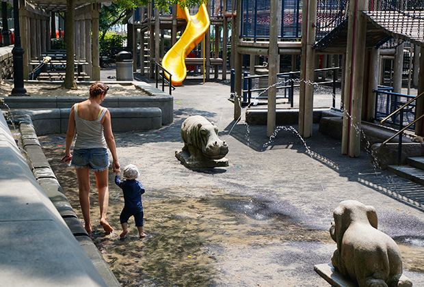 NYC Destination Playground: Nelson A. Rockefeller Park Has It All ...