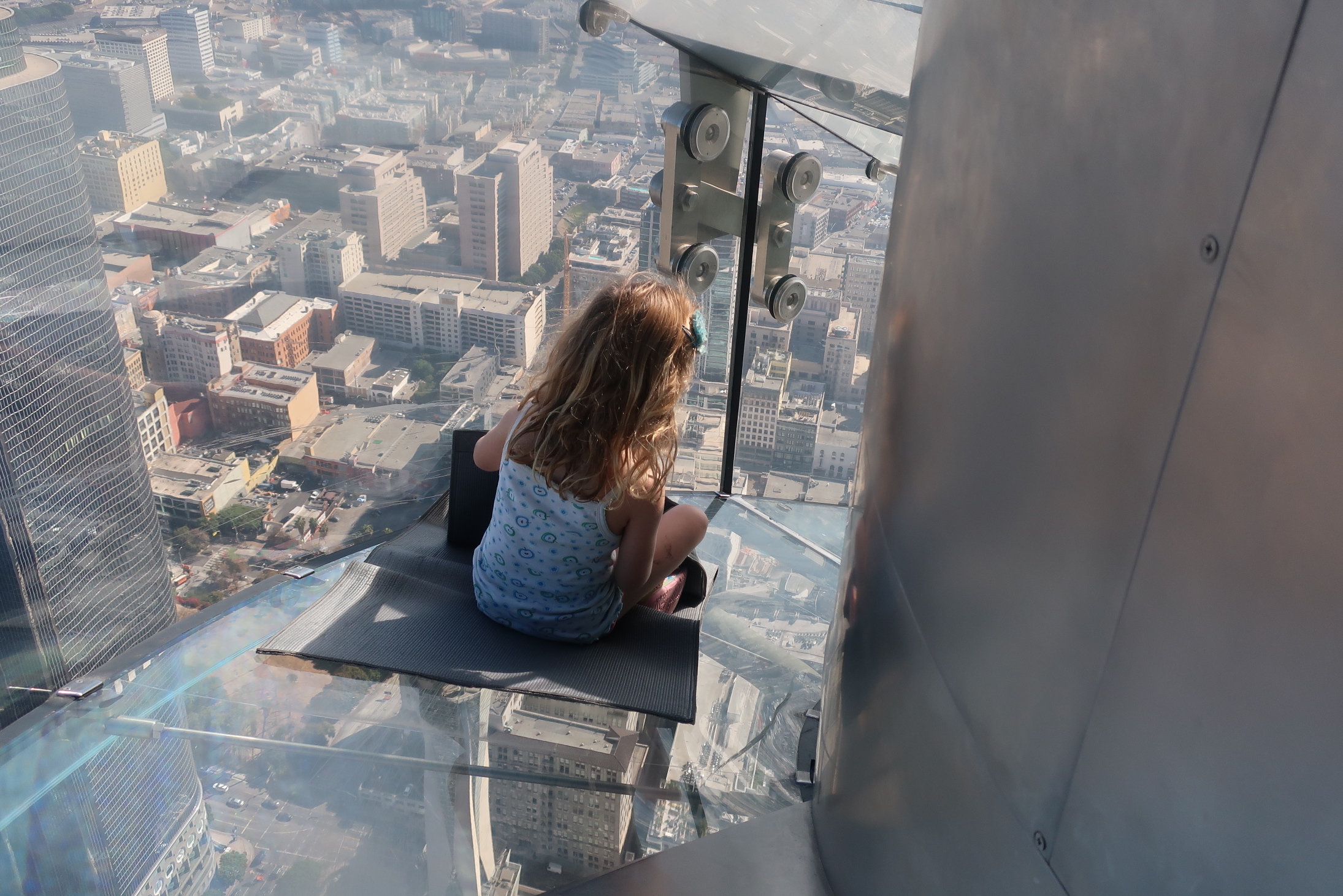 Skyslide: The Thrill Ride High Above Downtown LA at Oue Skyspace ...