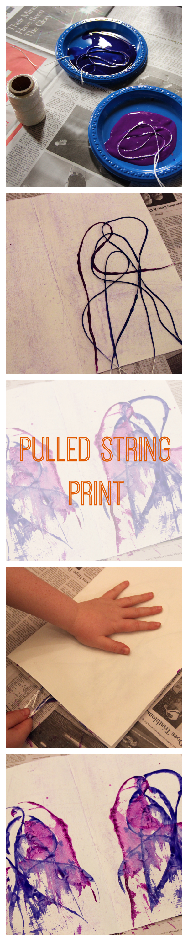 WeeWork Kids Craft: Pulled String Prints | Mommy Poppins - Things To Do ...